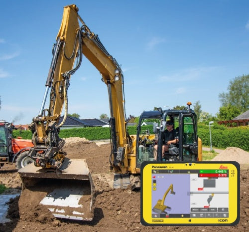 Leica iCON Site Excavator – Levelling Equipment Services