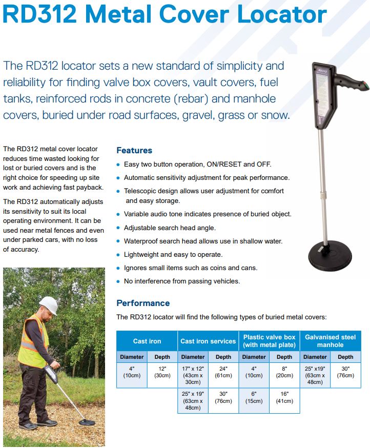 Radiodetection RD312 – Levelling Equipment Services